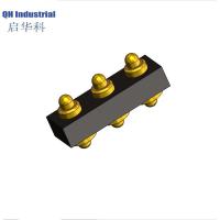 China 3 Pin Pogo Pin Connector Spring Loaded Charging Connector 1A 10A 12V Male Female for sale