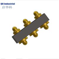 China 3 Pin Pogo Pin Connector Spring Loaded Charging Connector 1A 10A 12V Male Female for sale