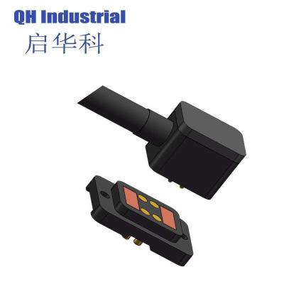 China 4 Pin Magnetic Pogo Pin Connector USB Fast Charging Cable 1A 12V for Children Phone Watch for sale