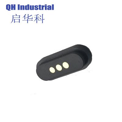 China Gold Plated 12V 1A 5V 2A 3-7 Pin Magnetic Pogo Pin Connector Male Female Data Transmission for sale