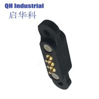 China Custom 3 Pin Spring Loaded Pogo Pin Connector 3mm PCB Male Female 1A 12V for sale