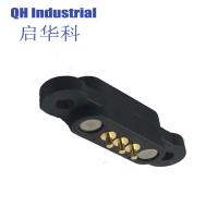 China Custom 3 Pin Spring Loaded Pogo Pin Connector 3mm PCB Male Female 1A 12V for sale