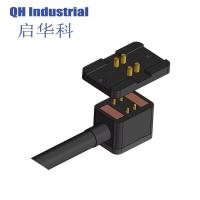 China 4 Pin Magnetic Pogo Pin Connector 2.8mm Pitch 12V 3A for Wearable Device Charging Cable for sale