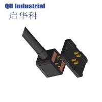 China 4 Pin Magnetic Pogo Pin Connector 2.8mm Pitch 12V 3A for Wearable Device Charging Cable for sale