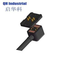 China 4 Pin Magnetic Pogo Pin Connector 2.8mm Pitch 12V 3A for Wearable Device Charging Cable for sale
