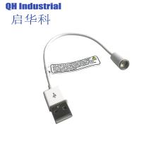 China 2Pin Magnetic Pogo Pin Connector 3A 12V Fast Charging Cable for Smartwatch LED Strip for sale