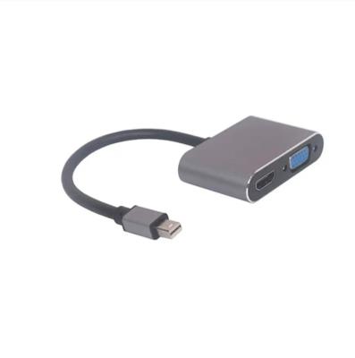 China Mini DP to HDMI VGA Converter 1080p DisplayPort Adapter for MacBook Air Pro Laptop Desktop for sale