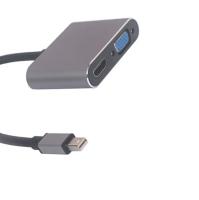 China Mini DP to HDMI VGA Converter 1080p DisplayPort Adapter for MacBook Air Pro Laptop Desktop for sale