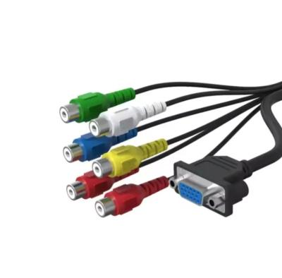 China HDMI to RCA Cable 1080P 5ft HDMI Male to 3 RCA Female AV Adapter for TV HDTV DVD for sale