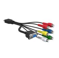 China 1080p HDMI to RCA AV 6RCA Converter Video Audio Adapter Cable for PC Laptop HDTV for sale