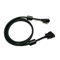 China 15ft Straight Through DB15 Serial Cable Male to Male 15 Pin Computer Port Cord for Data Communication for sale