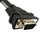 China 15ft Straight Through DB15 Serial Cable Male to Male 15 Pin Computer Port Cord for Data Communication for sale
