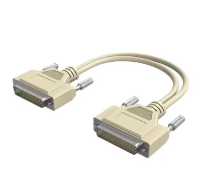 China DB25 Male to Male D-Sub Cable 25 Pin Printer Extension Data Cable Custom Length for sale