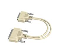 China RS232 DB25 25-Pin Serial Cable Male to Male for Printer Data Transfer 1.8m for sale