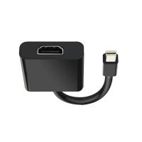 China HDMI Female to Mini DP Male Converter Cable 1m Black for Desktop Laptop Projector for sale