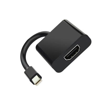 China HDMI Female to Mini DP Male Converter Cable 1m Black for Desktop Laptop Projector for sale