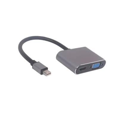 China Mini DP to HDMI VGA Converter Cable 4K Resolution Adapter for Monitor HDTV Projector for sale