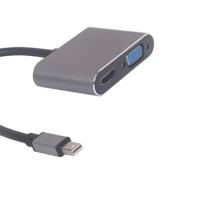 China Mini DP DisplayPort to HDMI VGA 1080P Adapter Converter Cable PVC for Monitor Projector for sale
