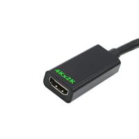 China Mini DP to HDMI Adapter Cable 0.5m 4K@60Hz DisplayPort 1.4 Male to Female Converter for sale