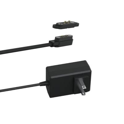China 2 Pin Magnetic Pogo Pin Charger 5V 1A 2A Connector for Smart Watch Laptop Tablet 7.62mm for sale