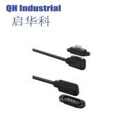 China Customized 3 Pin Magnetic Pogo Pin Connector Cable 12V 3A for Smart Watch Wearable Charging for sale