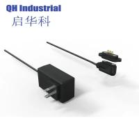 China Customized 3 Pin Magnetic Pogo Pin Connector Cable 12V 3A for Smart Watch Wearable Charging for sale