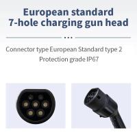 China European Type 2 Portable EV Charger 16A 32A Mobile Charging Station AC 240V 5m Cable for sale