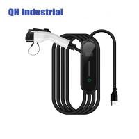 China GB/T Portable EV Charger 220V 16A-32A Adjustable Current Electric Vehicle Charging Gun with IP67 for sale
