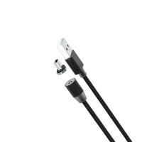 China Black Micro USB Data Cable Fast Charging 1A-3A 12V PVC Jacket Braid Shielding for Android Phone Camera for sale
