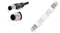 China M12 4Pin Male to Female Circular Connector Cable Straight Industrial Sensor Cable 2m for sale