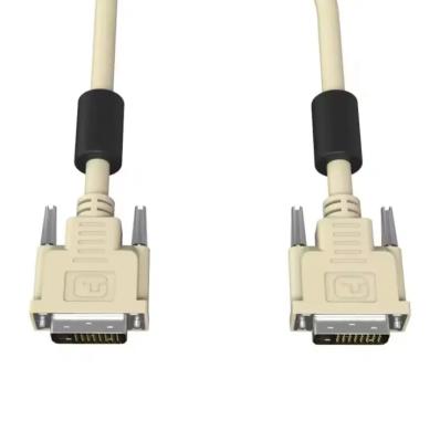China Custom PVC Gold Plated DVI-D Dual Link Cable Male to Male 1080P 60Hz for Desktop Data Transfer for sale