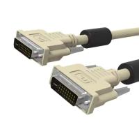 China Custom PVC Gold Plated DVI-D Dual Link Cable Male to Male 1080P 60Hz for Desktop Data Transfer for sale