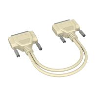 China DB9P D-Sub 15P DB25P Injection Molded Multicore Twisted Pair Shielded Wire Extension Cable DB25 TV Computer Desktop Cable for sale