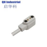 China 2Pin 2.84mm Pitch Magnetic Pogo Pin Connector 1A-3A 12V for Smart Home Applications for sale