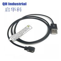 China 2Pin 2.84mm Pitch Magnetic Pogo Pin Connector 1A-3A 12V for Smart Home Applications for sale