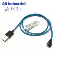 China 2Pin 2.84mm Pitch Magnetic Pogo Pin Connector 1A-3A 12V for Smart Home Applications for sale