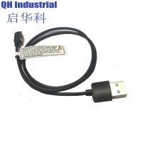 China 2Pin 4.0mm Pitch Waterproof Magnetic Pogo Pin Connector 1A-3A 12V Gold Plated for sale