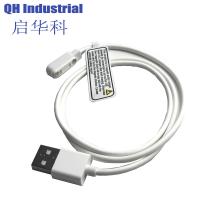China 2Pin 7.6mm Pitch Waterproof Magnetic Pogo Pin Connector 1A 12V for Smart Home for sale