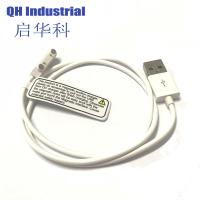 China 2Pin 7.6mm Pitch Waterproof Magnetic Pogo Pin Connector 1A 12V for Smart Home for sale