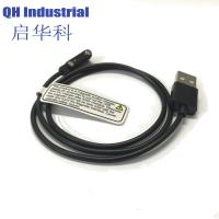 China 2Pin 10mm Pitch Spring Force PCB Connector magnetic pogo pin cable connector for sale