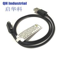 China 2Pin 10mm Pitch Spring Force PCB Connector magnetic pogo pin cable connector for sale
