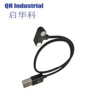 China 2Pin T Shape Waterproof Magnetic Pogo Pin Connector 1A 12V for Smart Watch LED Strip for sale
