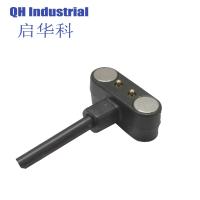 China 2Pin T Shape Waterproof Magnetic Pogo Pin Connector 1A 12V for Smart Watch LED Strip for sale