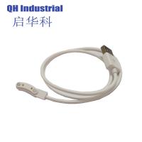 China 2 Pin Magnetic Pogo Pin USB Connector 1A 12V Waterproof for Smartphone Charger for sale