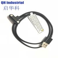 China 4 Pin 2.5mm Pitch T Shape Poka Yoke Magnetic Pogo Pin Connector 1A 12V for sale