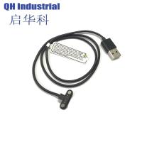 China 4 Pin 2.5mm Pitch T Shape Poka Yoke Magnetic Pogo Pin Connector 1A 12V for sale