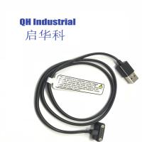 China 4 Pin 2.5mm Pitch T Shape Poka Yoke Magnetic Pogo Pin Connector 1A 12V for sale