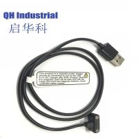 China 4 Pin 2.5mm Pitch T Shape Poka Yoke Magnetic Pogo Pin Connector 1A 12V for sale