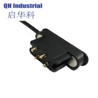 China 4Pin 6A Double Rows LED Strip LCD OLED Smat Home Application Device Magnetic USB Cable Charging Power Connector for sale