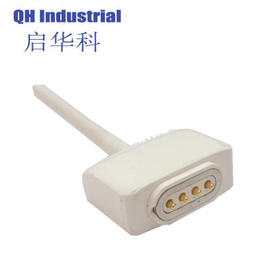 China 4Pin Magnetic Pogo Pin Connector 12V 3A for LED Strip Smart Device Charging Cable for sale